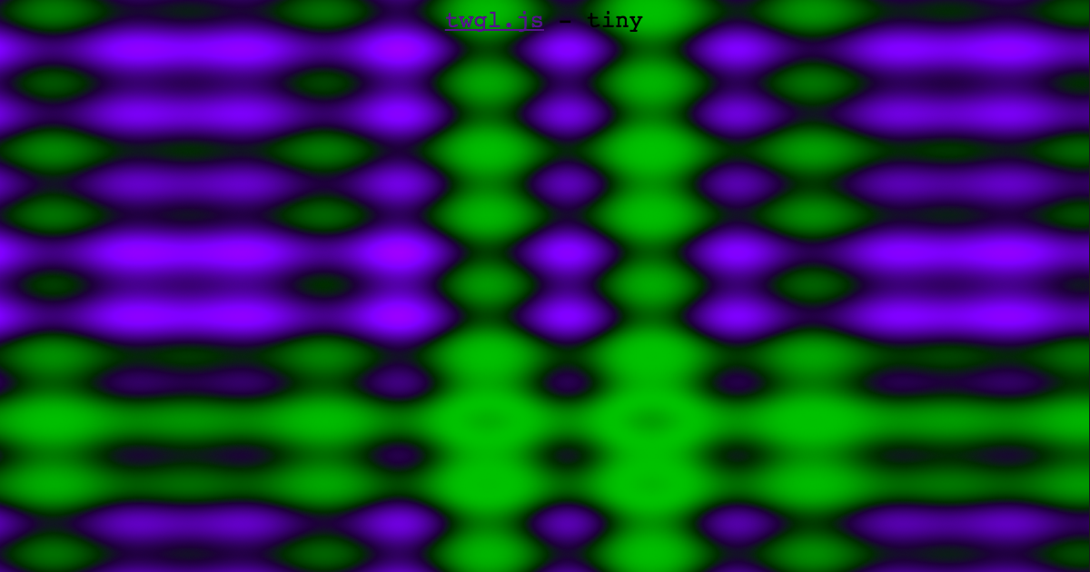twgl.js - tiny